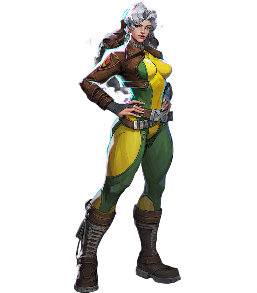 Rogue Marvel Rivals Minecraft Skin